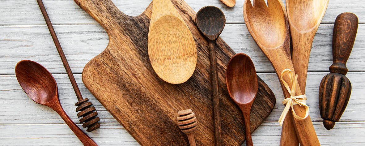 Nature-Inspired Wooden Kitchen Utensils: Globi Artists Handcrafted ...